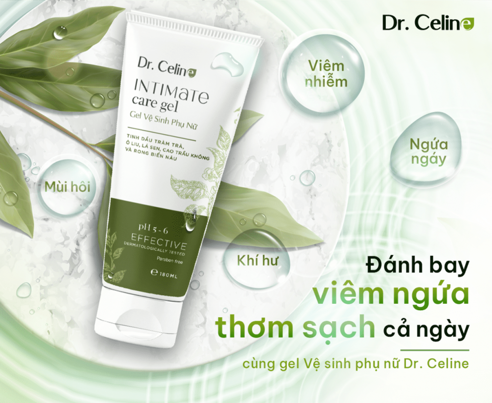Gel vệ sinh phụ nữ Dr. Celine Intimate Care (Tuýp 180ml) - Dr. Celine