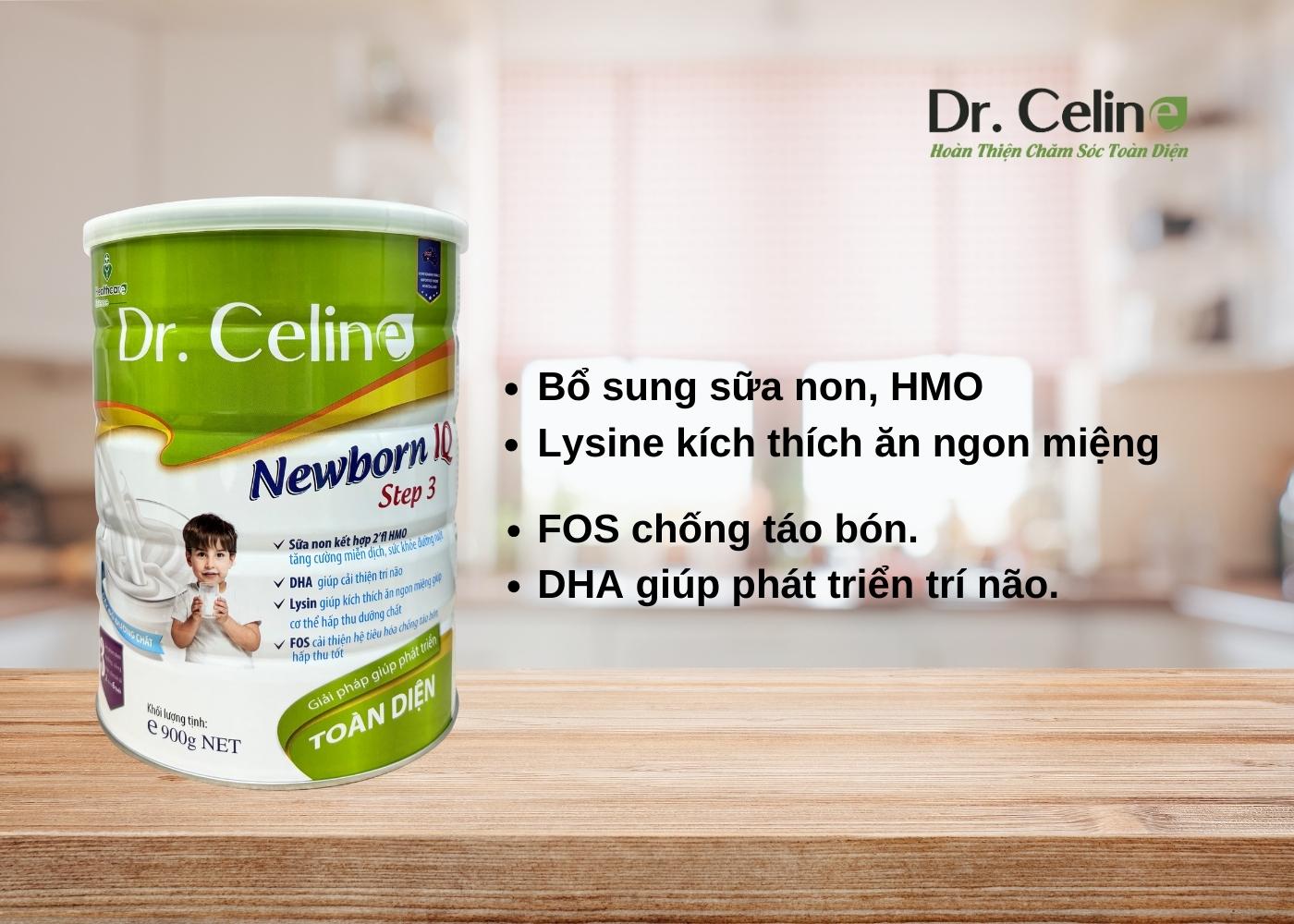 Thực phẩm bổ sung Dr. Celine Newborn IQ Step 3 2-6 tuổi 900g - Dr. Celine