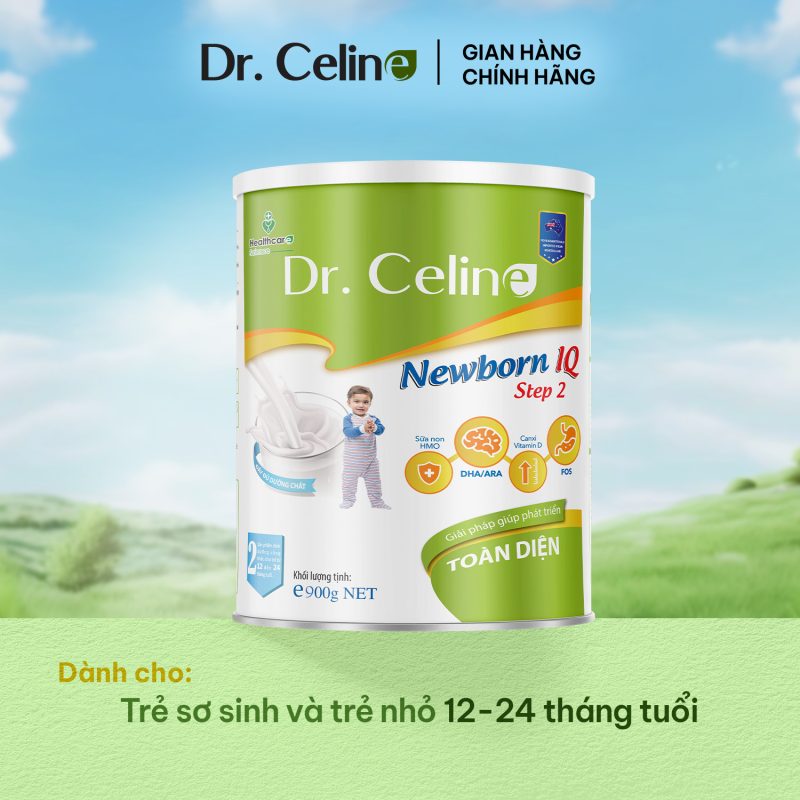 Thực phẩm bổ sung Dr. Celine Newborn IQ Step 2 12-24 tháng tuổi 900g ...